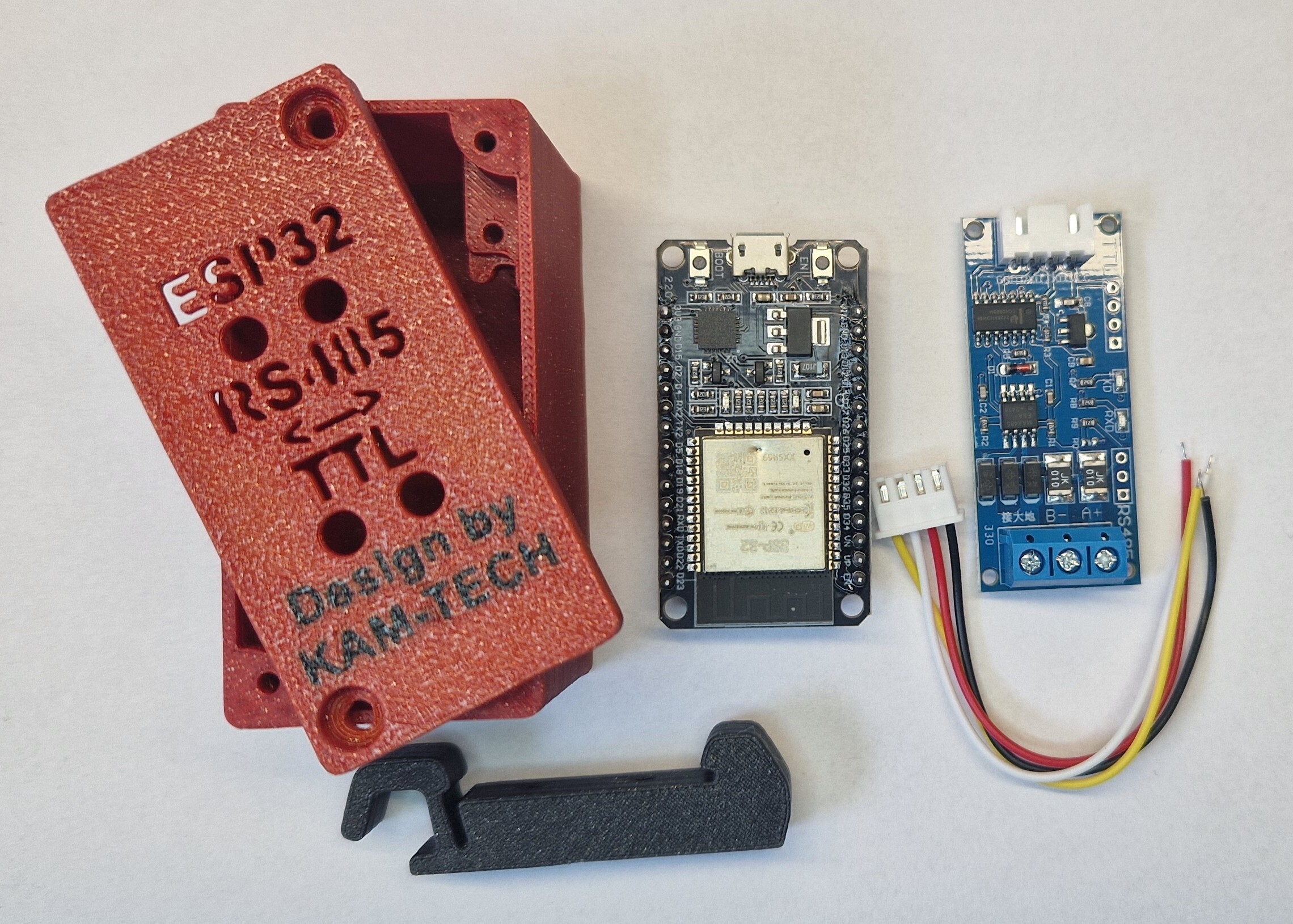 Kam-Tech Kamil Dziedziczak » ESP32 RS485 BOX - Komplet